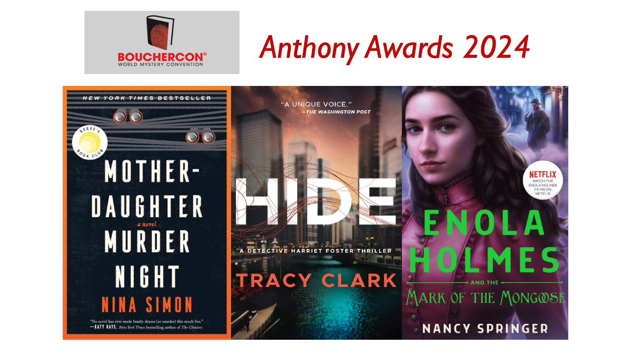 Female Sleuths Sweep 2024 Anthony Awards – FemaleSleuths.com